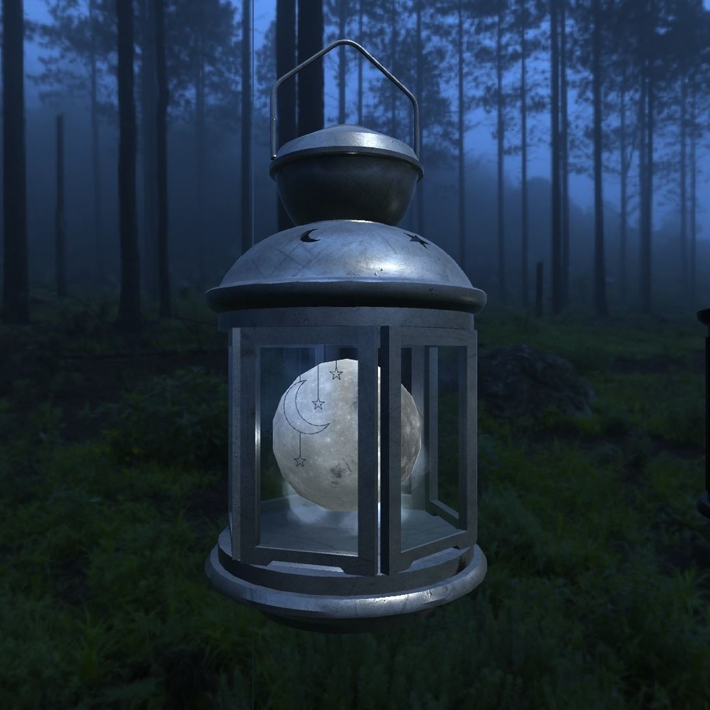 Full Moon Lantern [VRChat] - Your Rainy Day - BOOTH