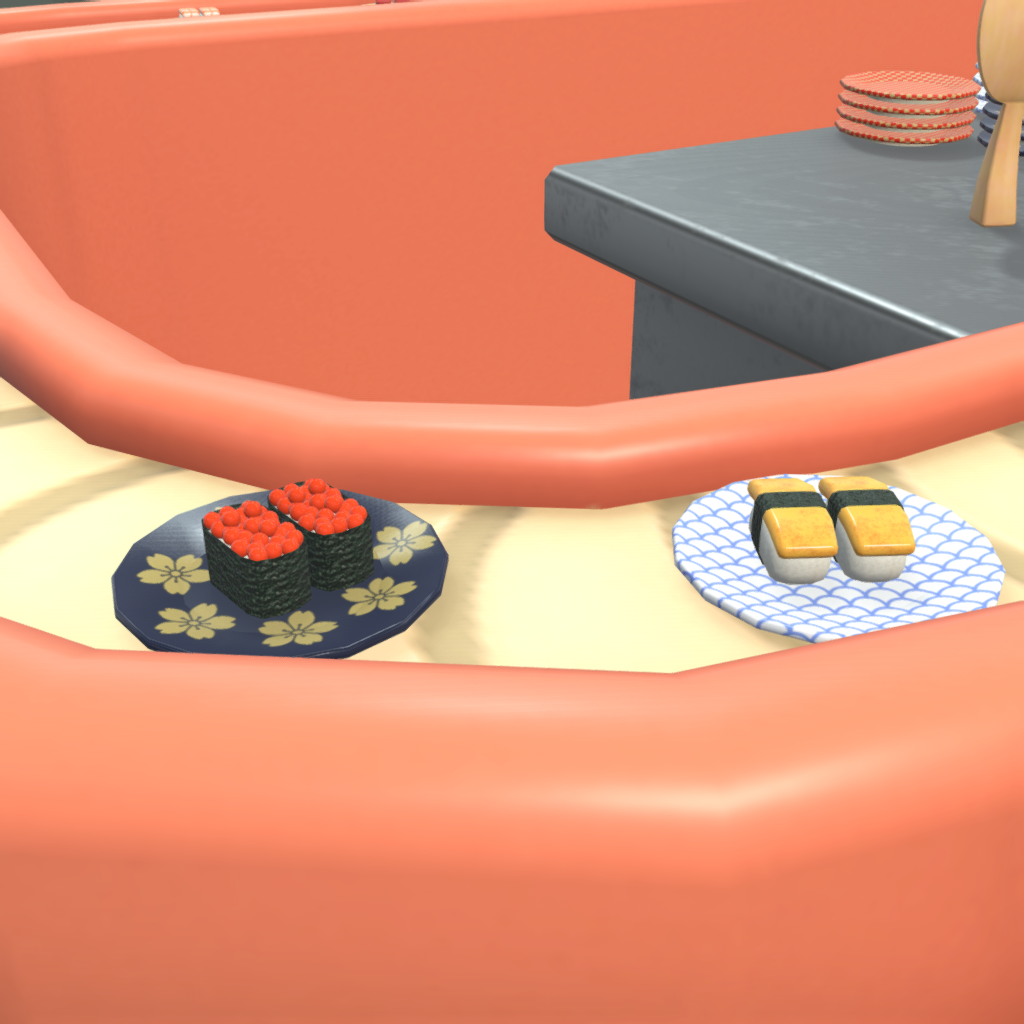 Cute Sushi Restaurant Set キュート回転寿司セット - Kana-Beru - BOOTH