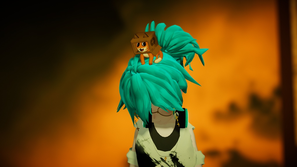 [VRC+猫] VRC+ VRCat Early Supporter Cat - DvLRaphy - BOOTH