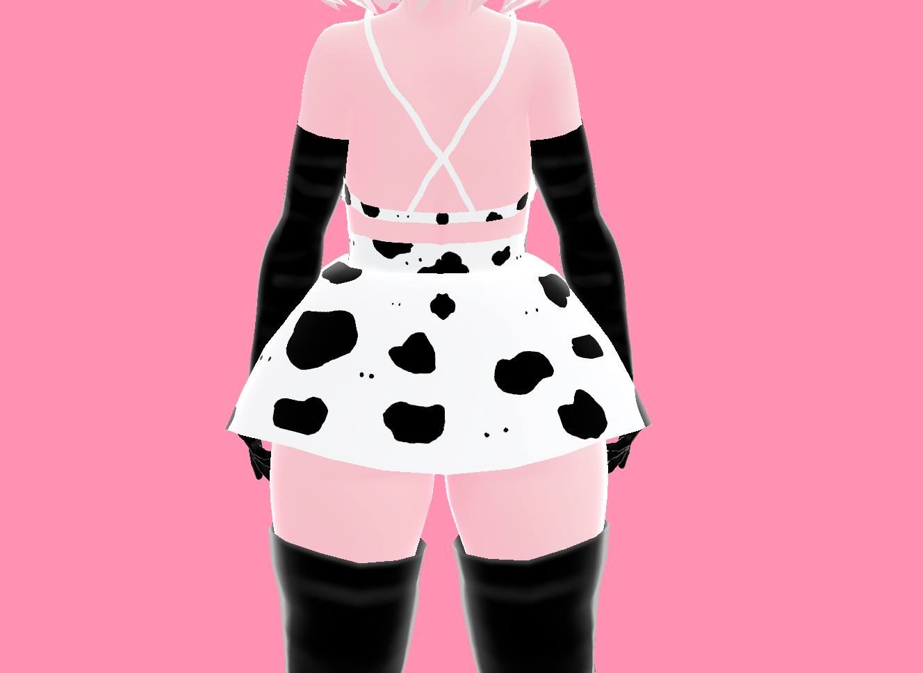 [VROID] Cow Outfit Set ୨୧ - princesaboutique - BOOTH