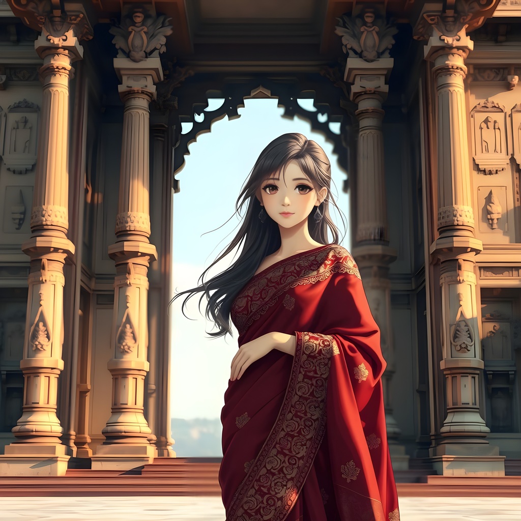Saree Serenity - Anime Artistary - BOOTH