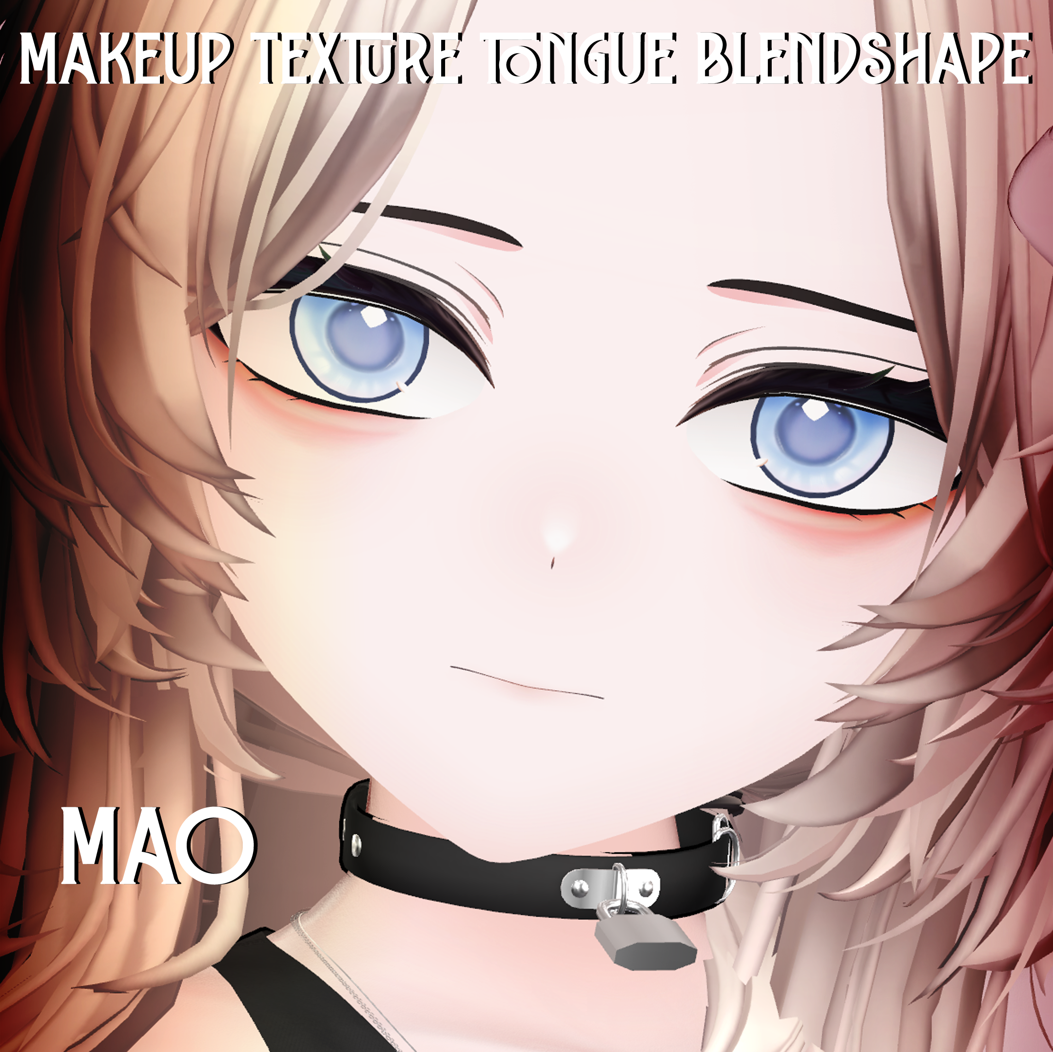 『Makeup, Eye texture, Tongue, Face Blendshape』 『Mao-真央』 - ミラ - BOOTH