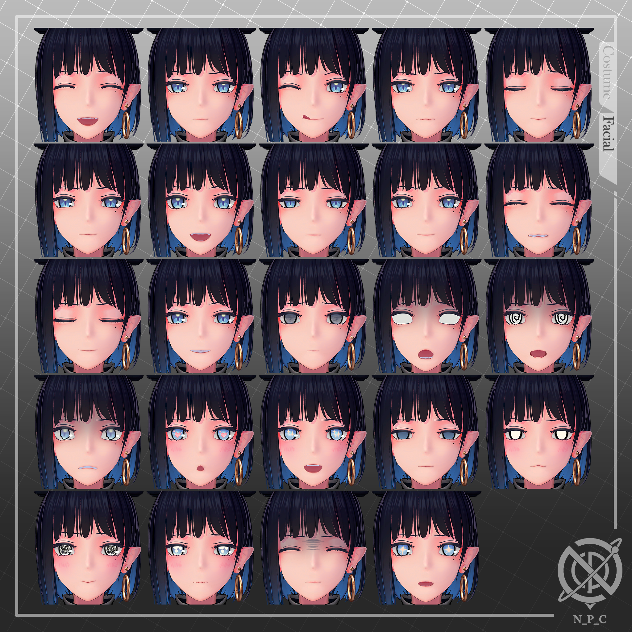 【3Dモデル】縹華 -Hyouka- - N_P_C - BOOTH