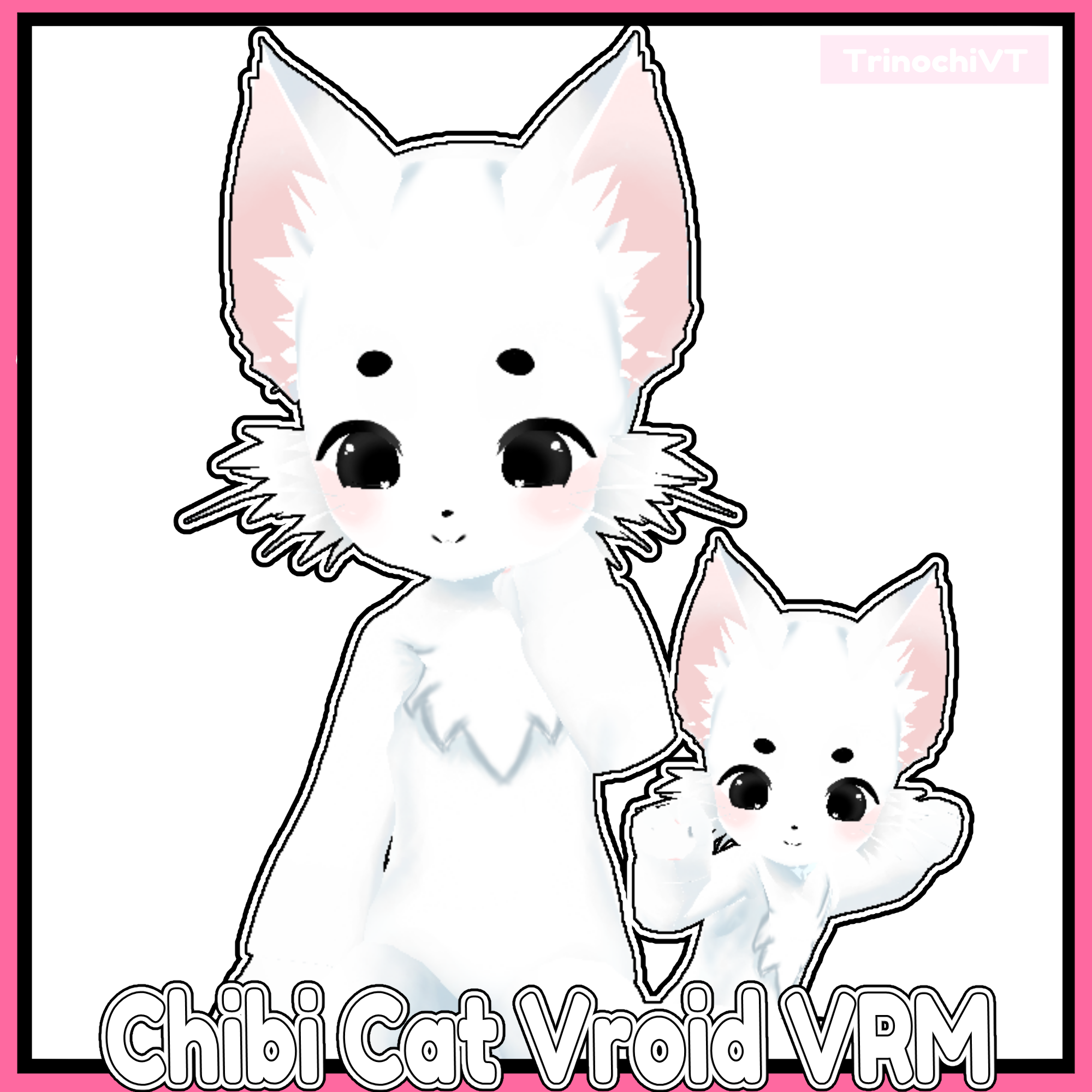 【VRoid】FREE Chibi Cat Vrm - trinochivt - BOOTH