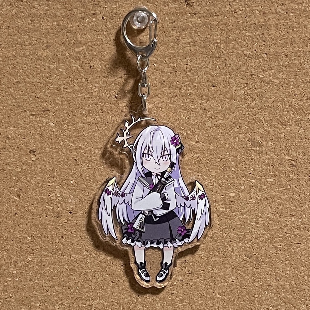 アズサ アクリルキーホルダー（絵：youkaさん） - 霊烏／れいう - BOOTH