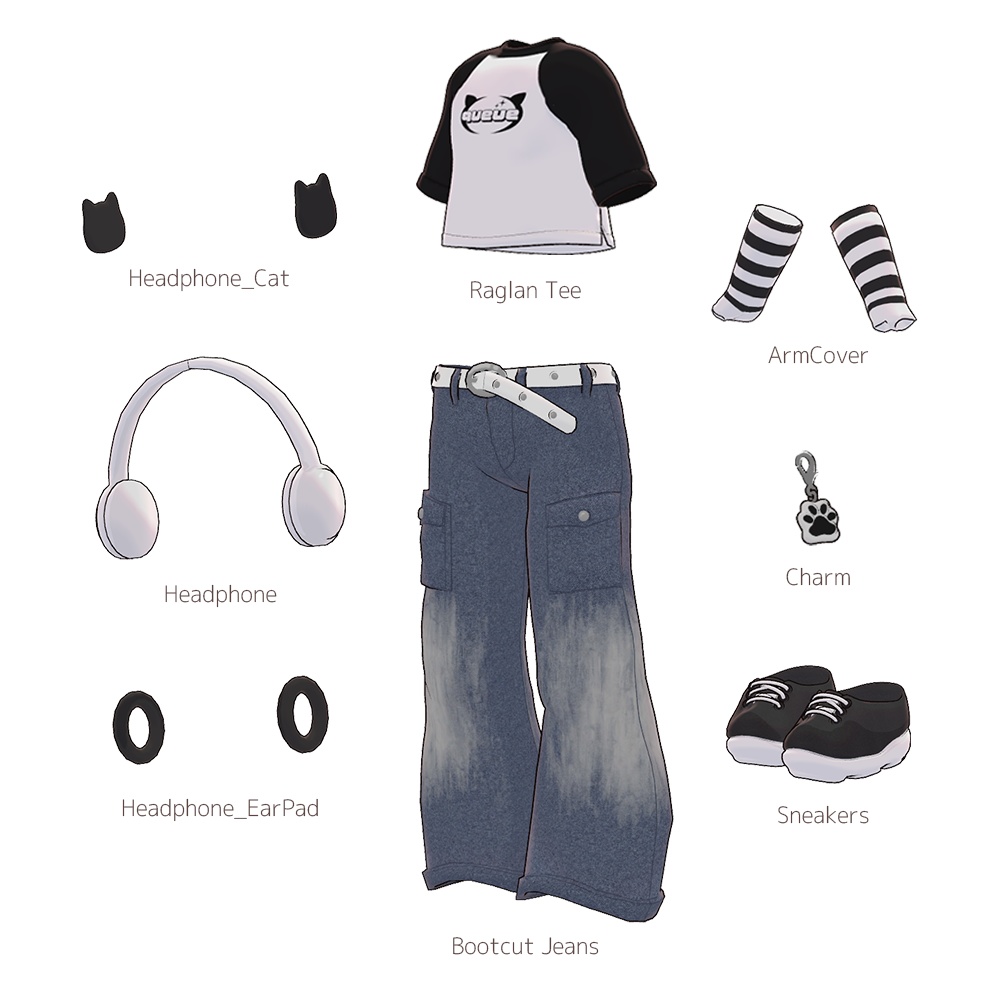 [ Kipfel ] NekoNekoY2K - queue - BOOTH