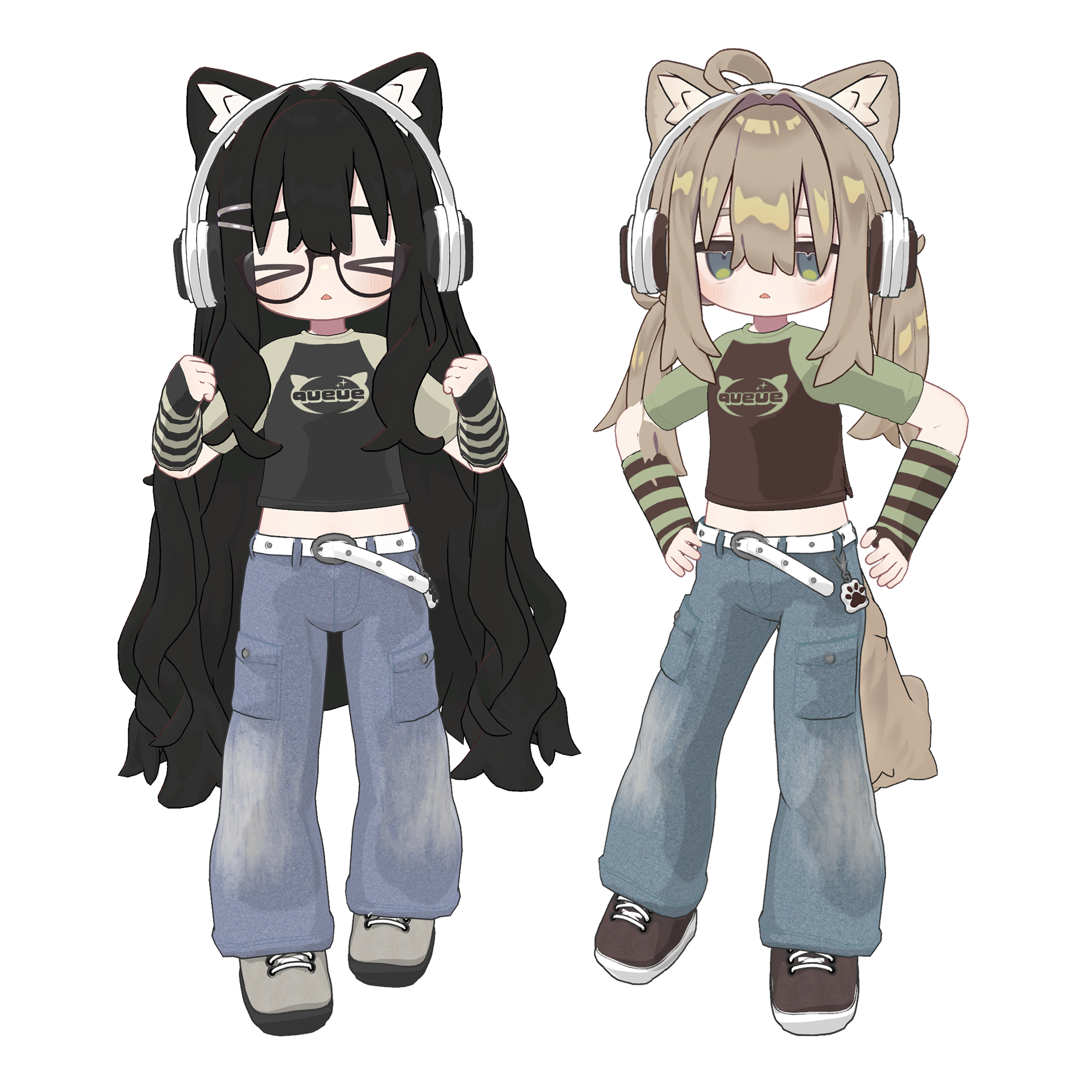 [ MameFriends ] NekoNekoY2K - queue - BOOTH