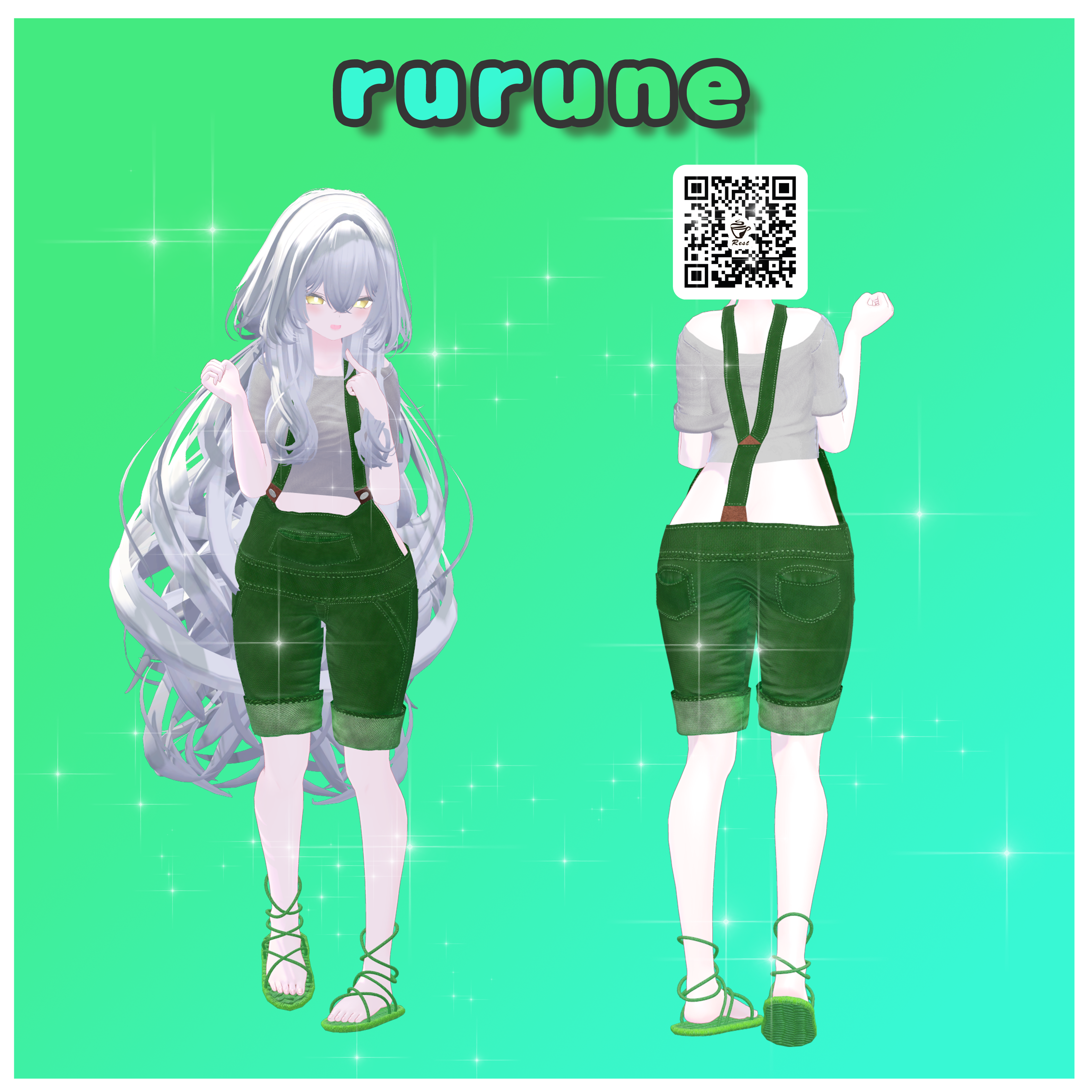 【複数アバター対応】Dab_overall【VRChat想定】 - Rest - BOOTH