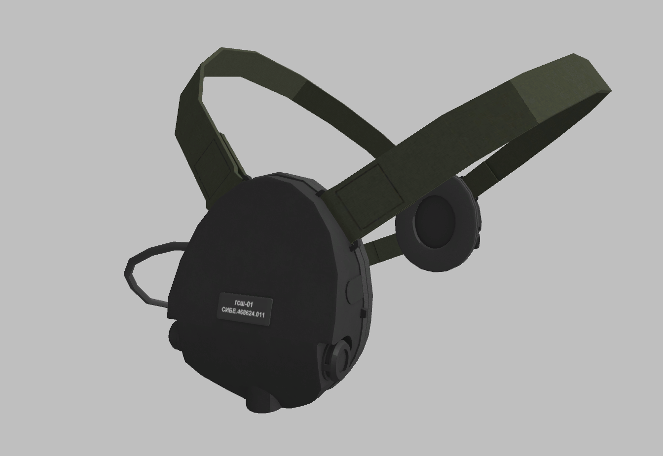 3Dモデル ロシアンタクティカルヘッドセット GSSH-01 - 麻婆弾ストア - BOOTH
