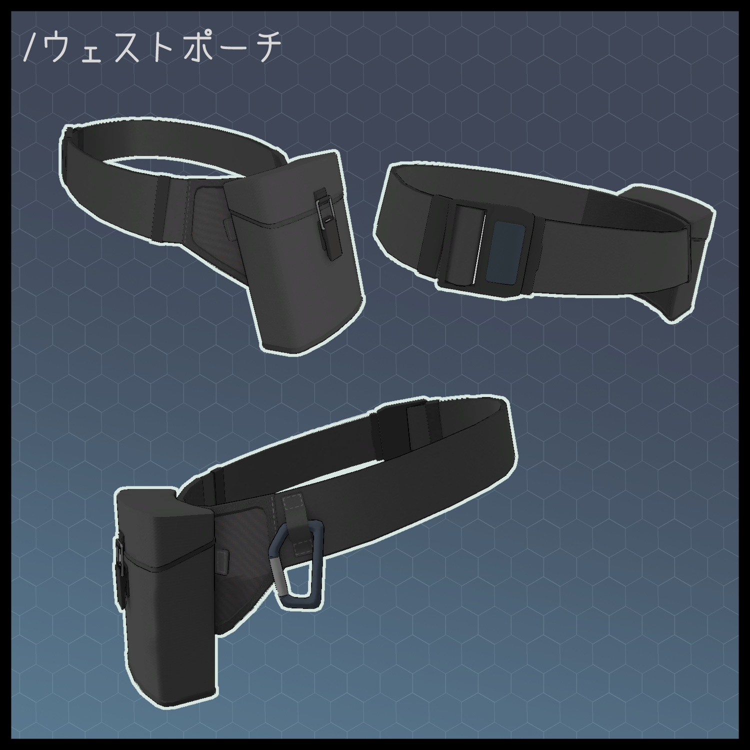 3Dモデル MARK101対応 ロングパーカーセット - 麻婆弾ストア - BOOTH