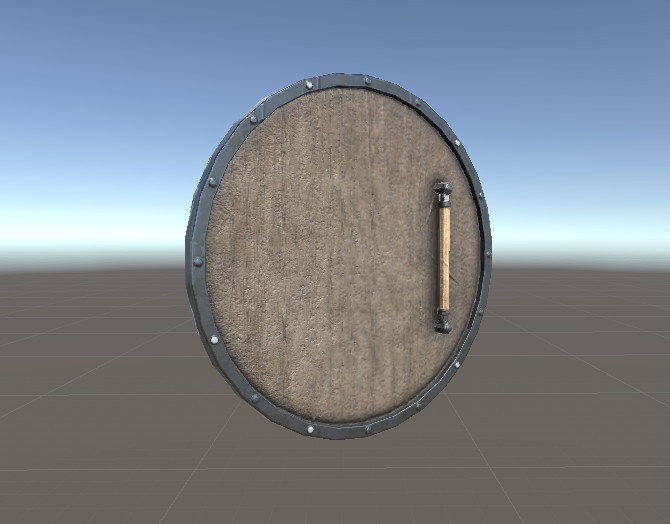 VRChat] Round wood shield - asklqwop - BOOTH