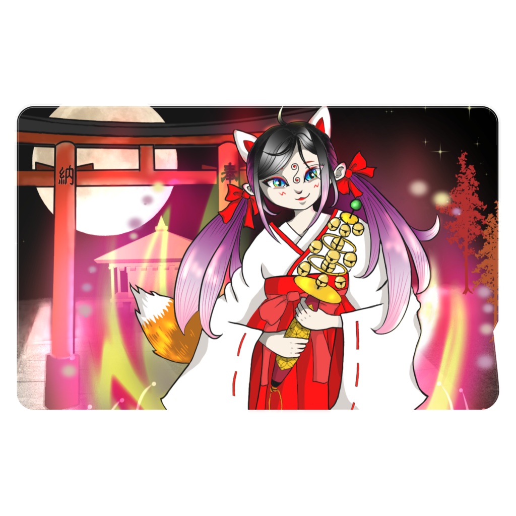 狐の巫女さん - up2u-nekopunch - BOOTH