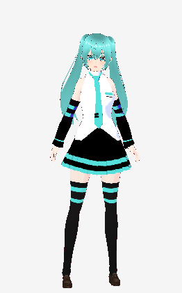 Hatsune Miku ( full Vroid Model) - lyraaa - BOOTH