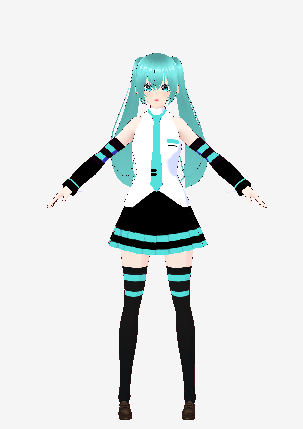 Hatsune Miku ( full Vroid Model) - lyraaa - BOOTH