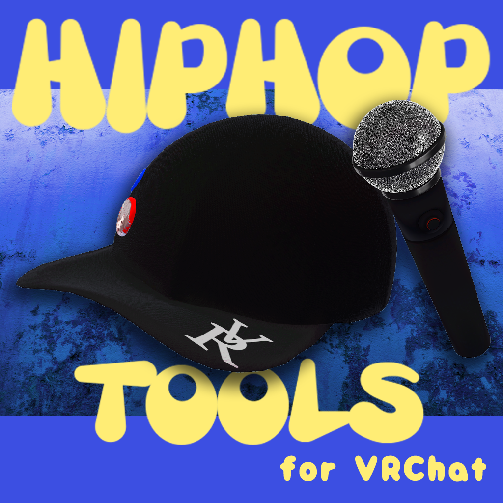 【3D小道具】【HIPHOP TOOLS】【VRChat向け】 - ぶちストア - BOOTH