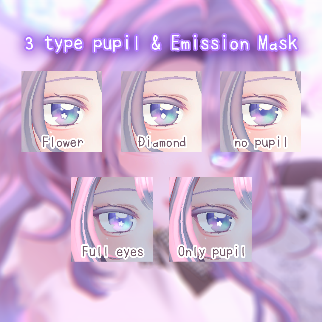 ☆【萌 Moe】Flowery Eyes & Makeup Texture - aarumimi - BOOTH