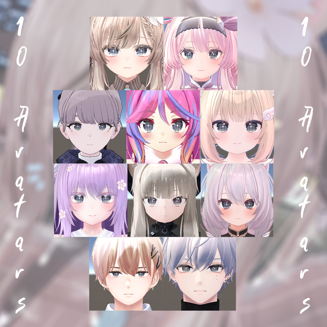10アバタ】Dandelion Eyes Texture - aarumimi - BOOTH