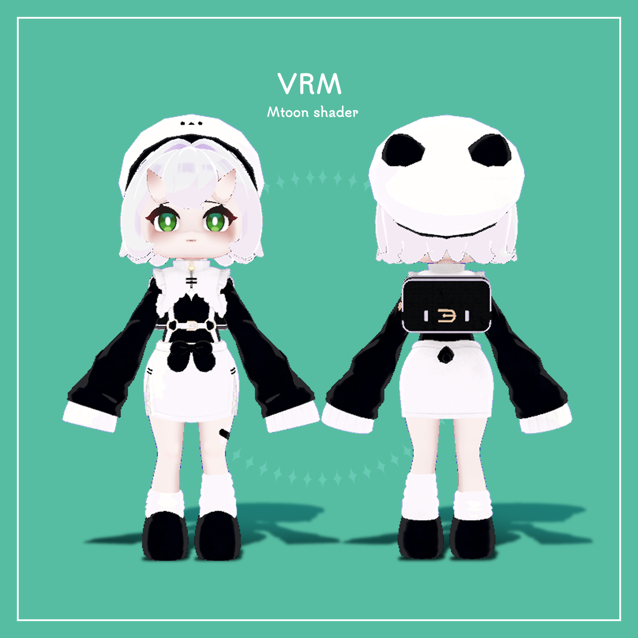 【VRChat / VRM】ゆん【オリジナルアバター】 - CG shop【 K A O R U Y A 】 - BOOTH