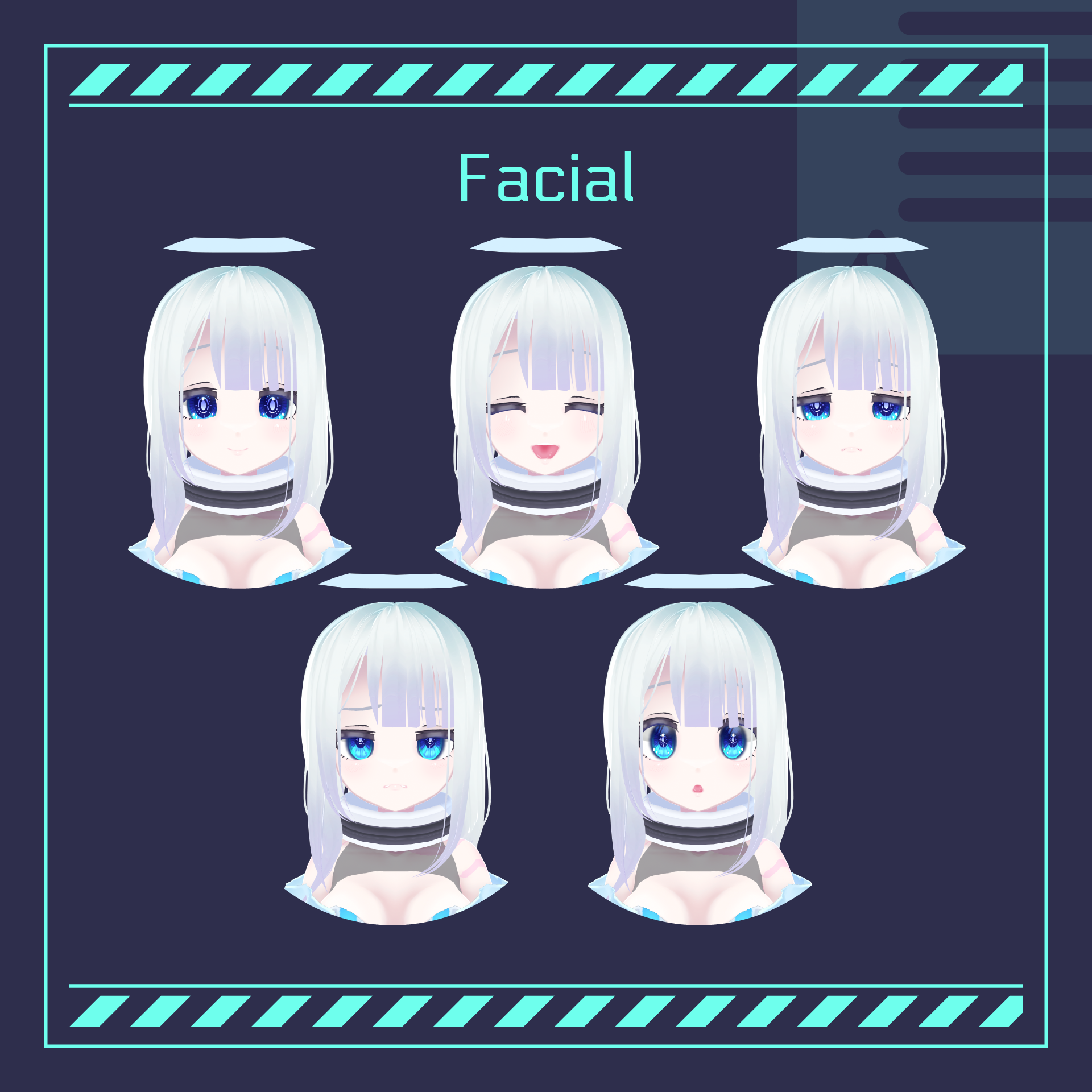 【オリジナル3Dモデル】「Blanche_Type-B」VRChat対応・VRMモデル【NEOKET4】 - 雨宿り出張所 - BOOTH