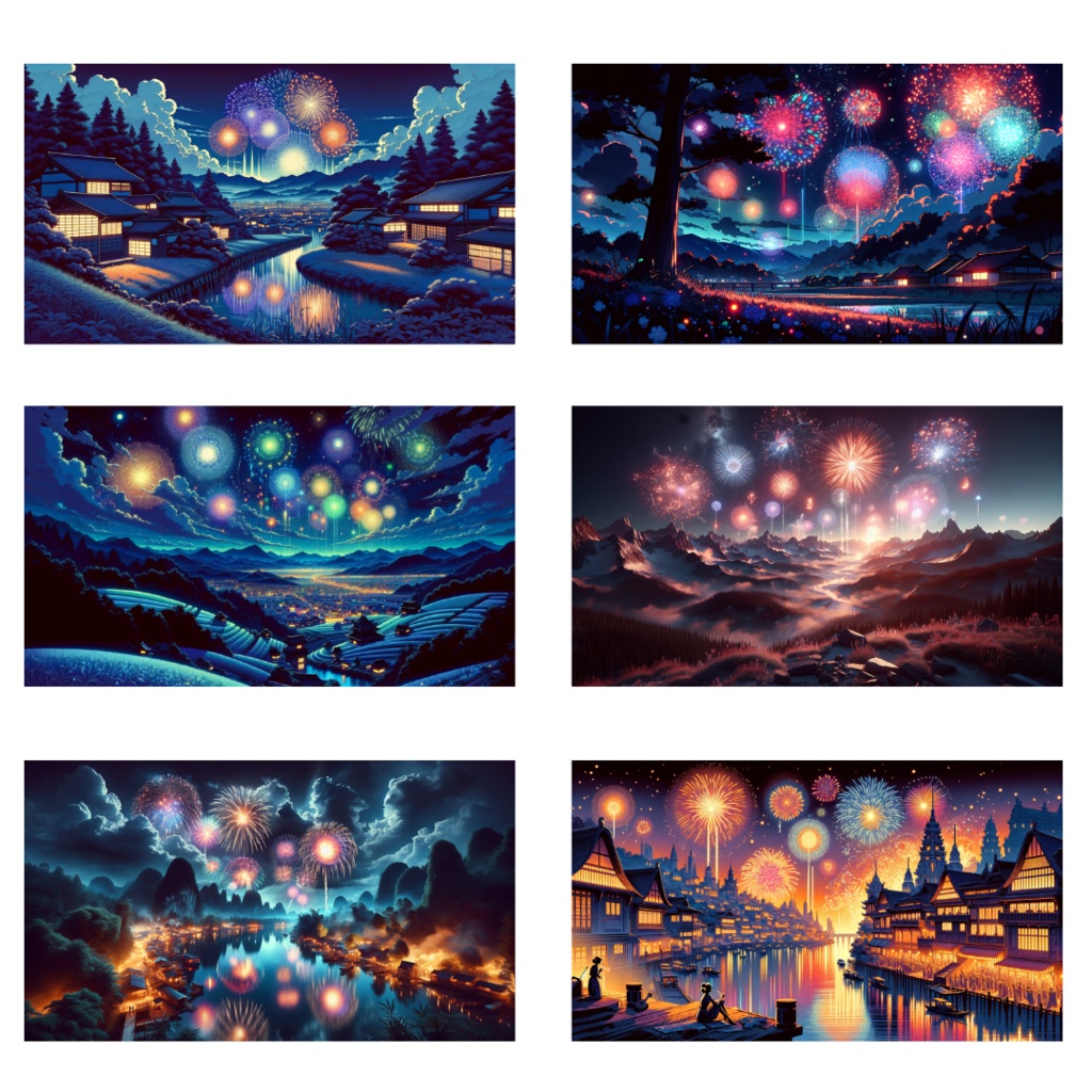 【AI生成背景素材】花火【TRPG/同人ゲームに！】 - ありさのAI遊び場 - BOOTH