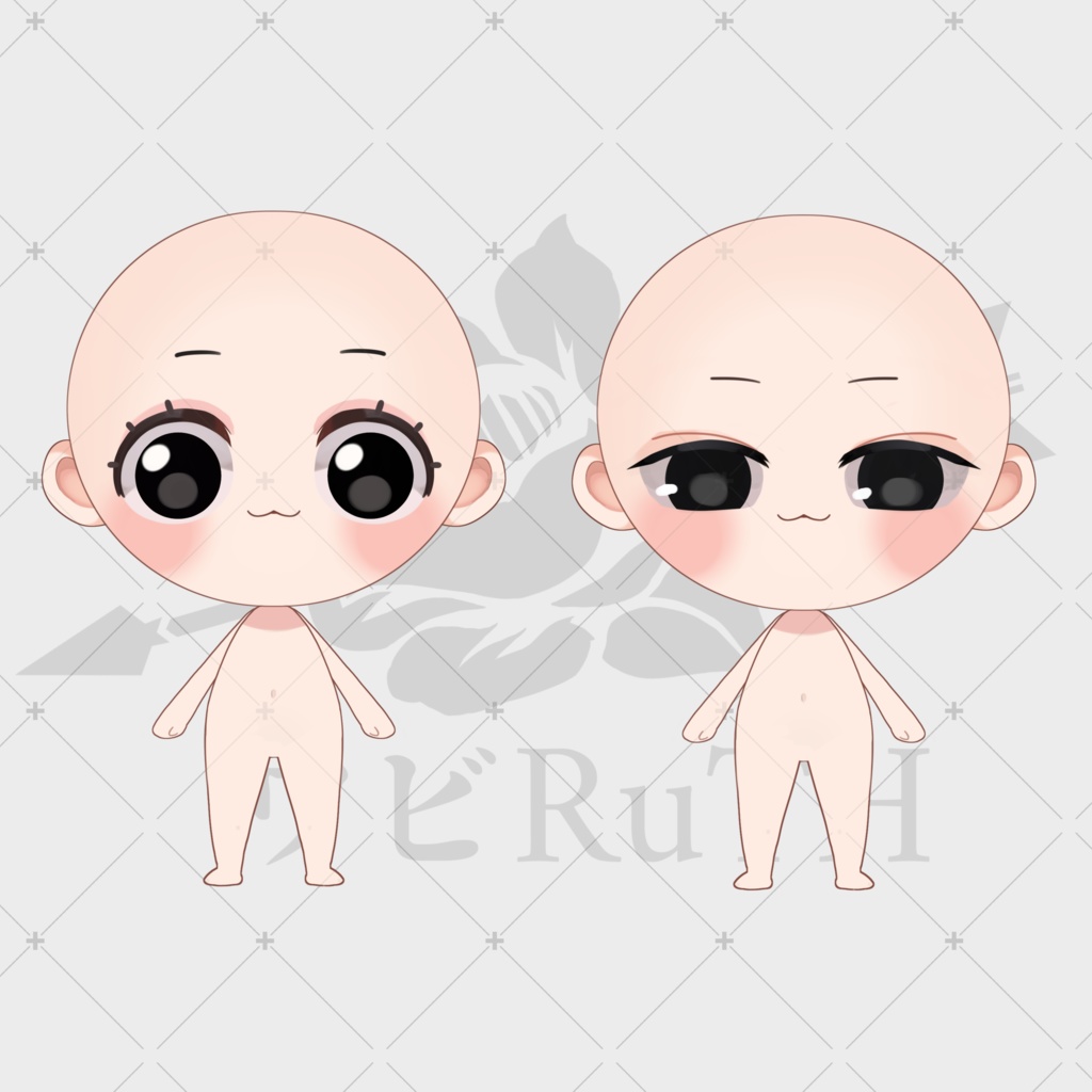 Live2D BASE MODEL [CHIBI] /Live2D モデルベース [チビ] - Ruth's Attic - BOOTH