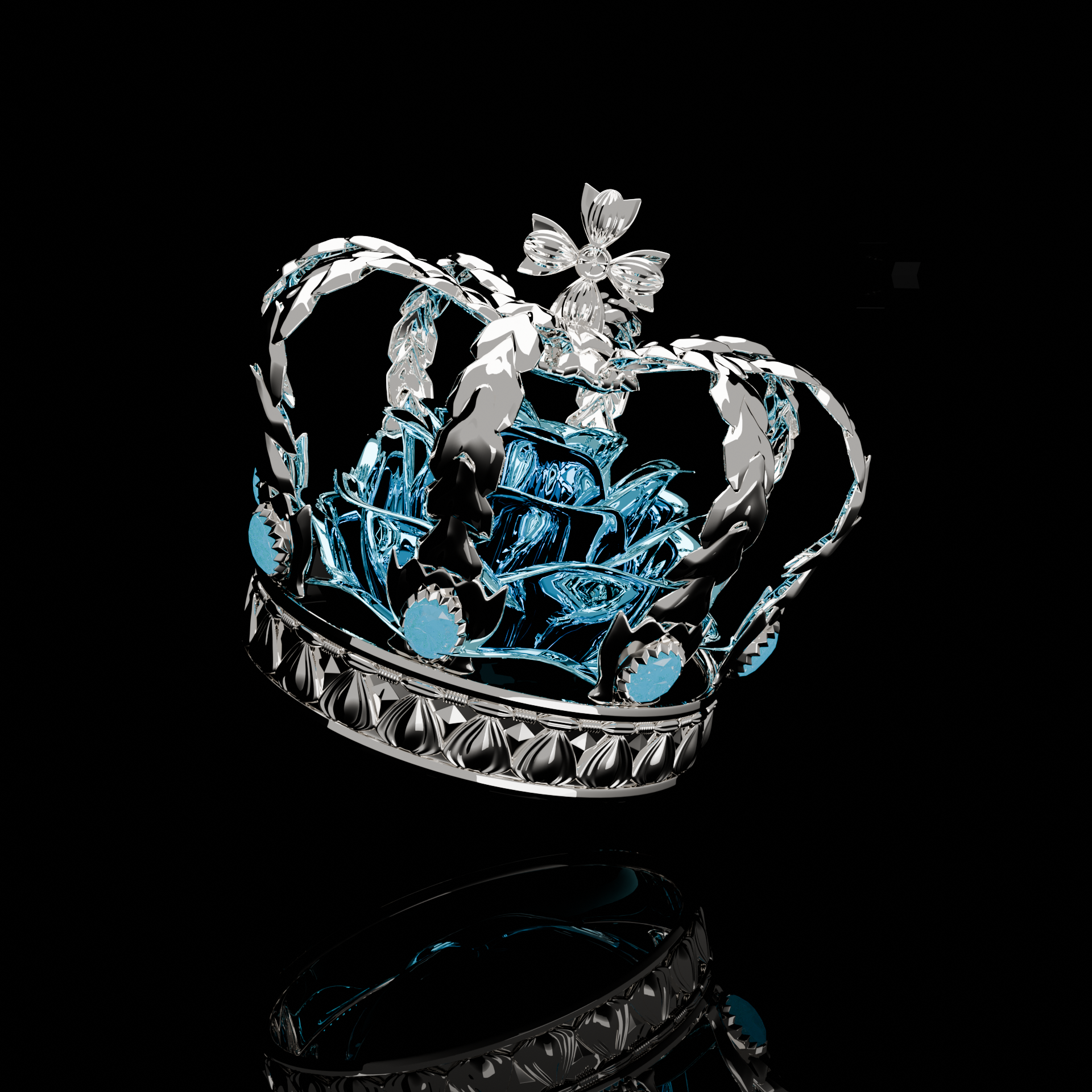 【VRChat】Antique crown - oyrr's luxury store - BOOTH