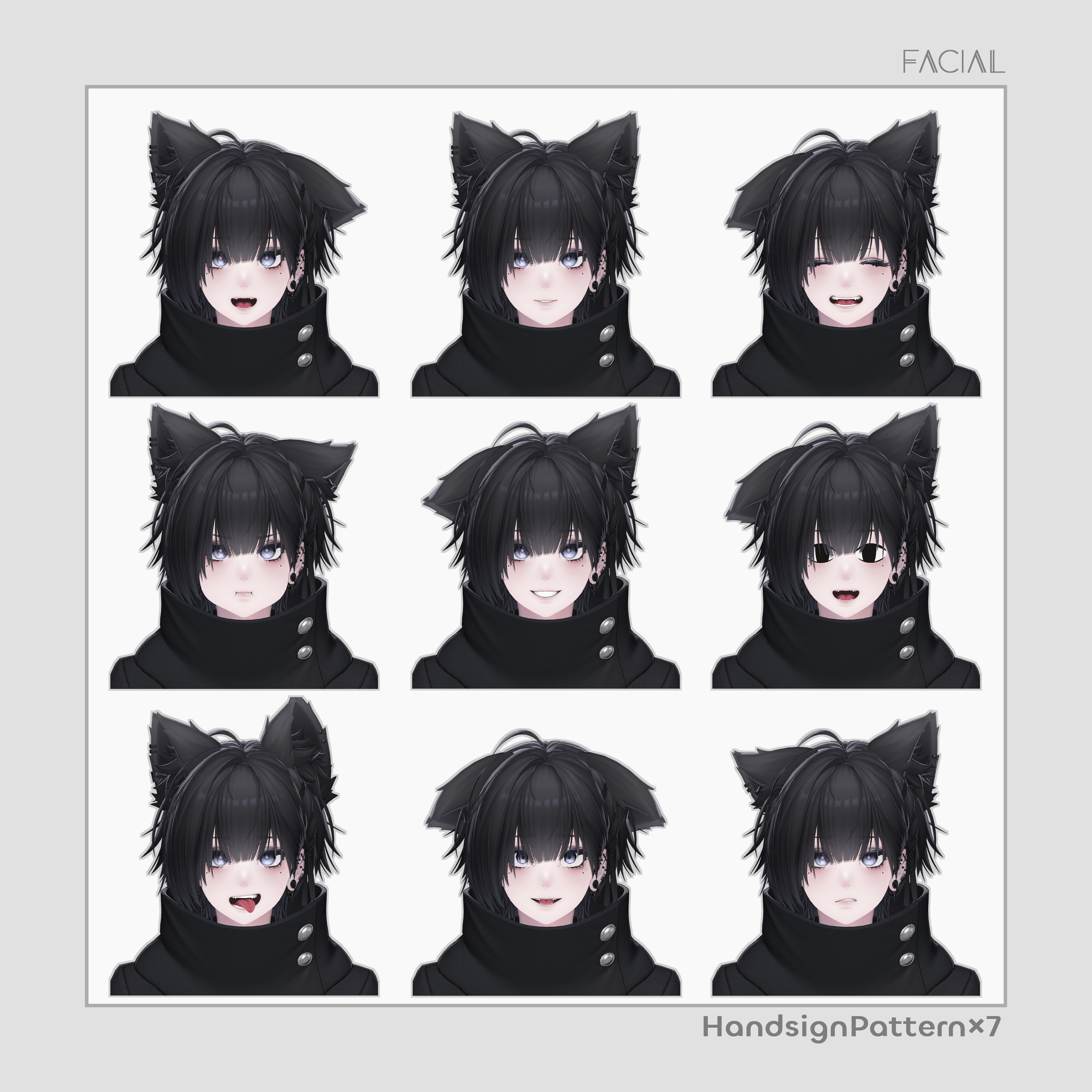 【オリジナル3Dモデル】Nakiya〈泣夜〉 - Keenoo - BOOTH