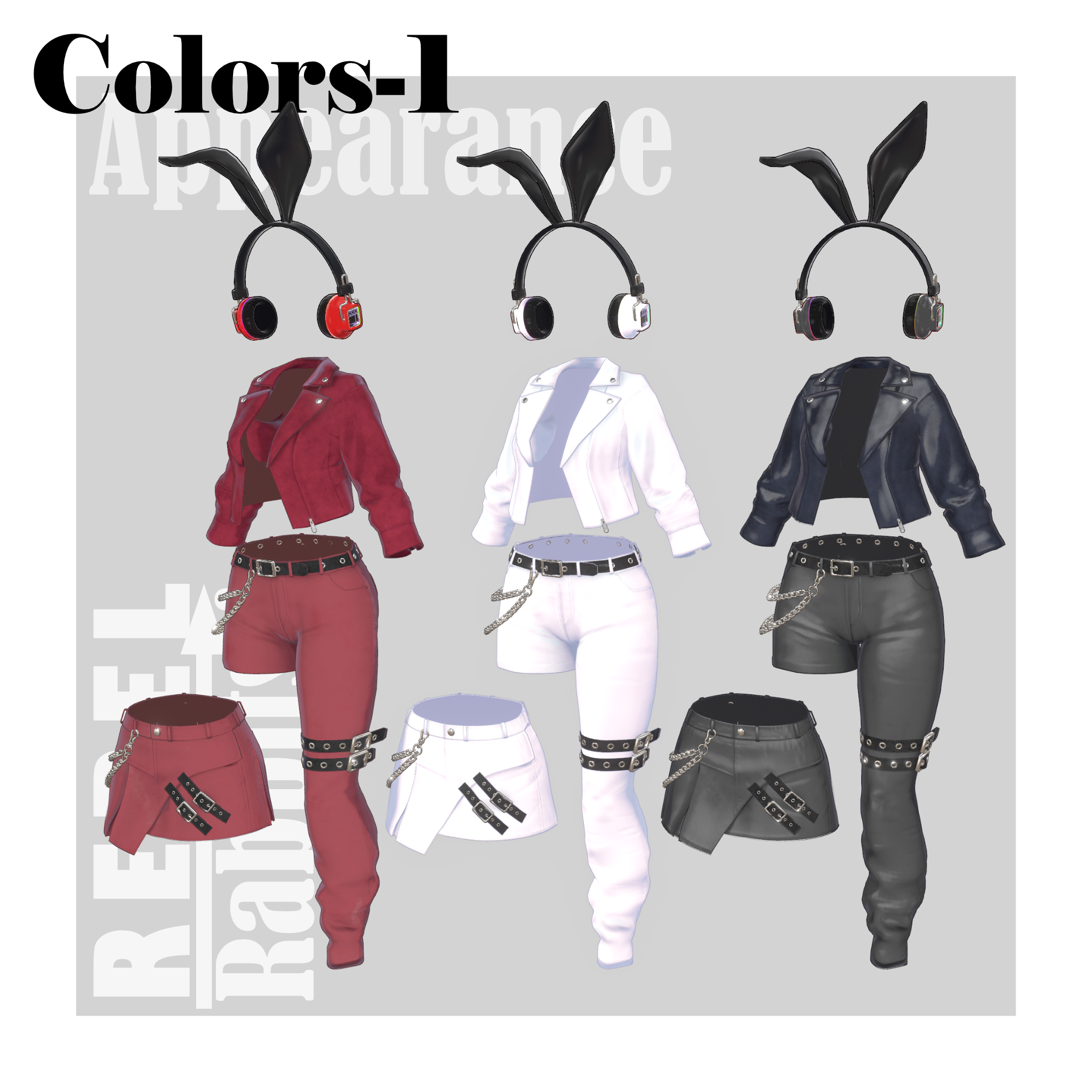 【VRC衣装】REBEL Rabbits!! - なもさんの雑貨店 - BOOTH