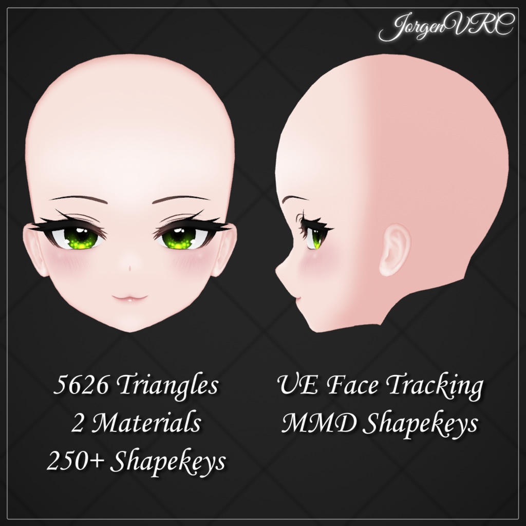 ディッテヘッド Ditte Head [VRC FT] - jorgenvrc - BOOTH