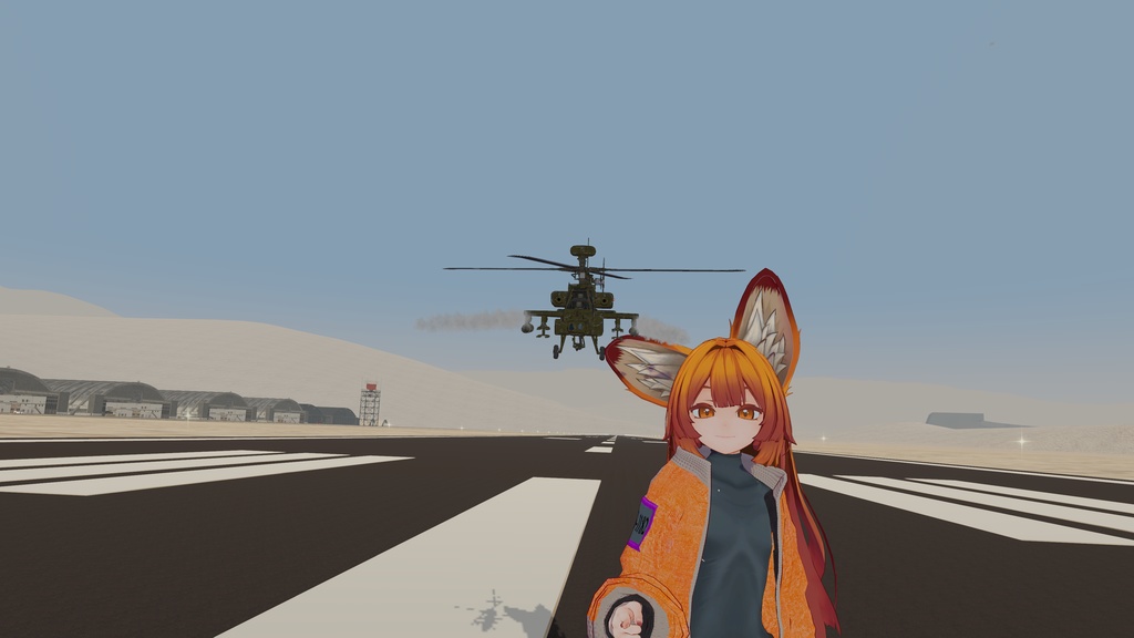 Functional Apache-64 Follower for Vrchat Avatar [MA] | VRChatアバター用機能付き ...
