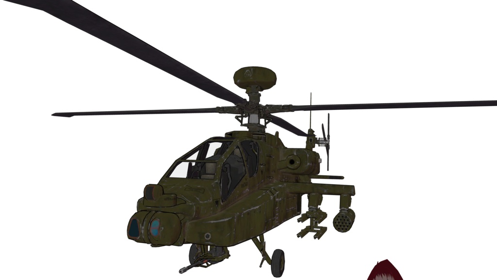 Functional Apache-64 Follower for Vrchat Avatar [MA] | VRChatアバター用機能付き ...