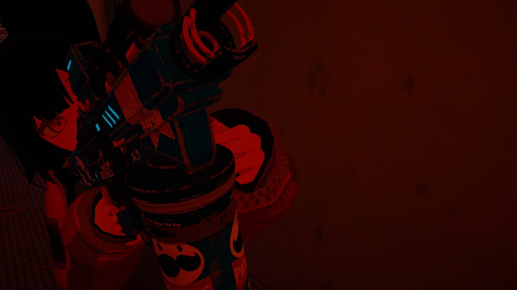 "Pwrongel" Launcher, Functional Gimmick Gun for VRChat Avatar [MA ...