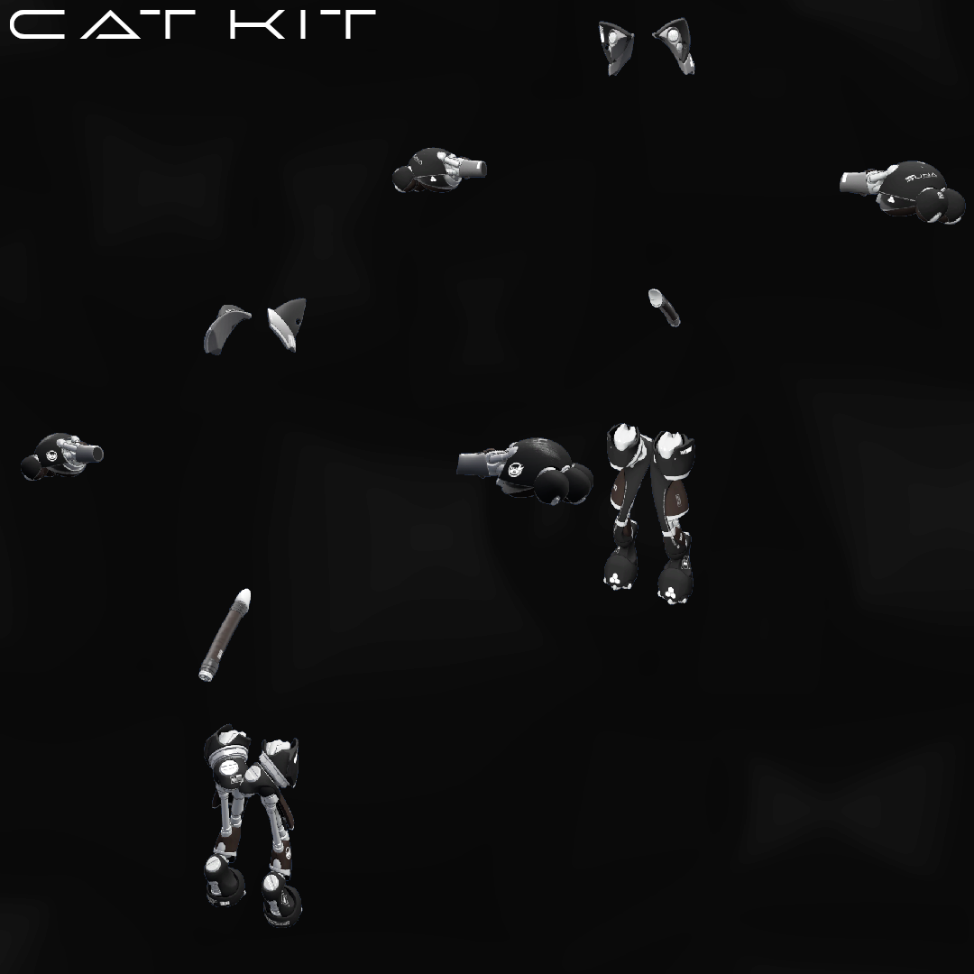 Battle Drone Texture Set for Runa/Luna - kitsu - BOOTH