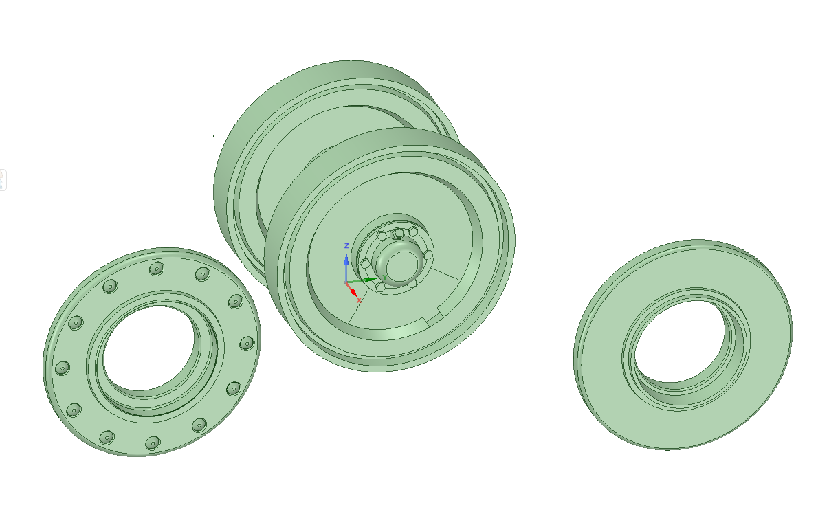 ZW41 スチールホイールセット (1/35 3号戦車用 Experimental Steelwheel set foe Pz.kpf III ...