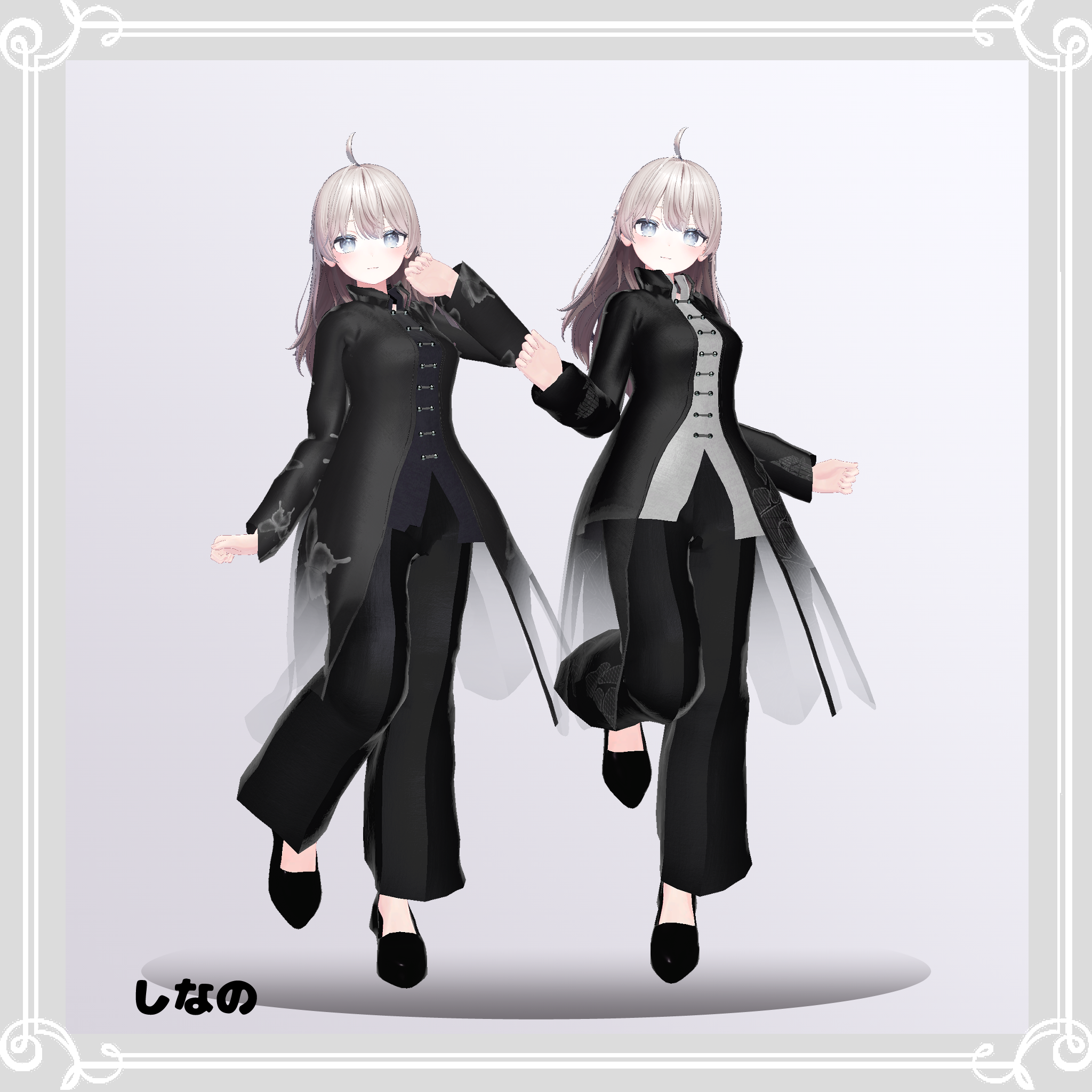 【複数アバター対応】 black sigh 【ダークファッション-パンツスタイル.コーデ】 - Orion_3Dshop - BOOTH