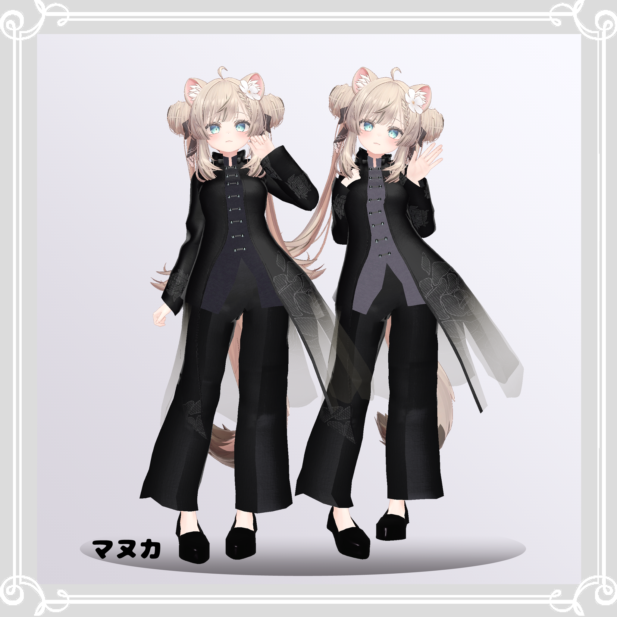 【2025y.Collection】black sigh【ノーブル・パンツスタイル】 - Orion_3Dshop - BOOTH