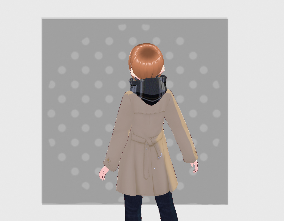 Plaid scarf for VRoid stable - Darmangy - BOOTH