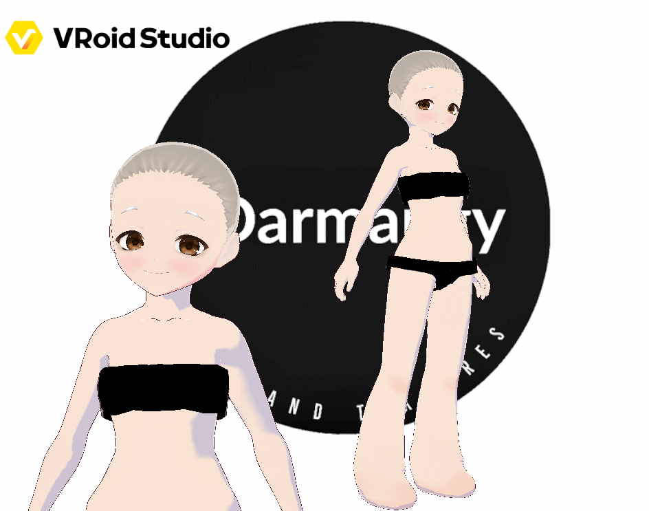 VRoid Chibi model base - Darmangy - BOOTH