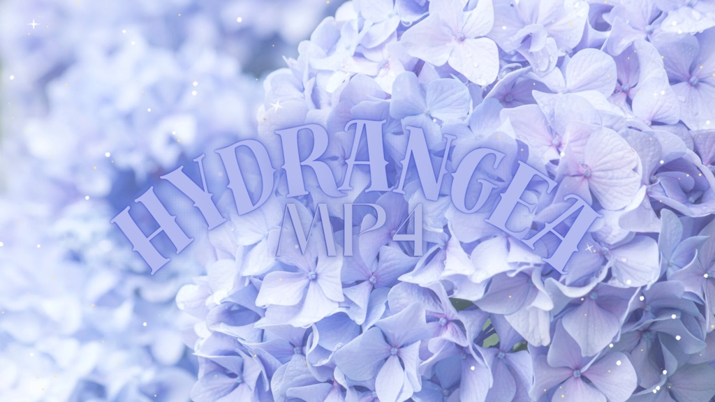 【カフェ素材】紫陽花のモダンなアフタヌーンティー/ hydrangea afternoon〈透過png〉 - EMILY SHOP - BOOTH