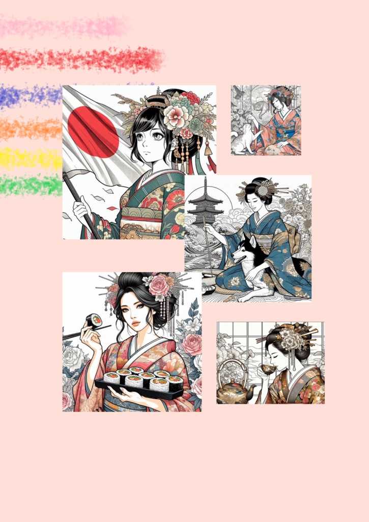 Nuri-ye Japanes : coloring book adult 51 - EMILY SHOP - BOOTH