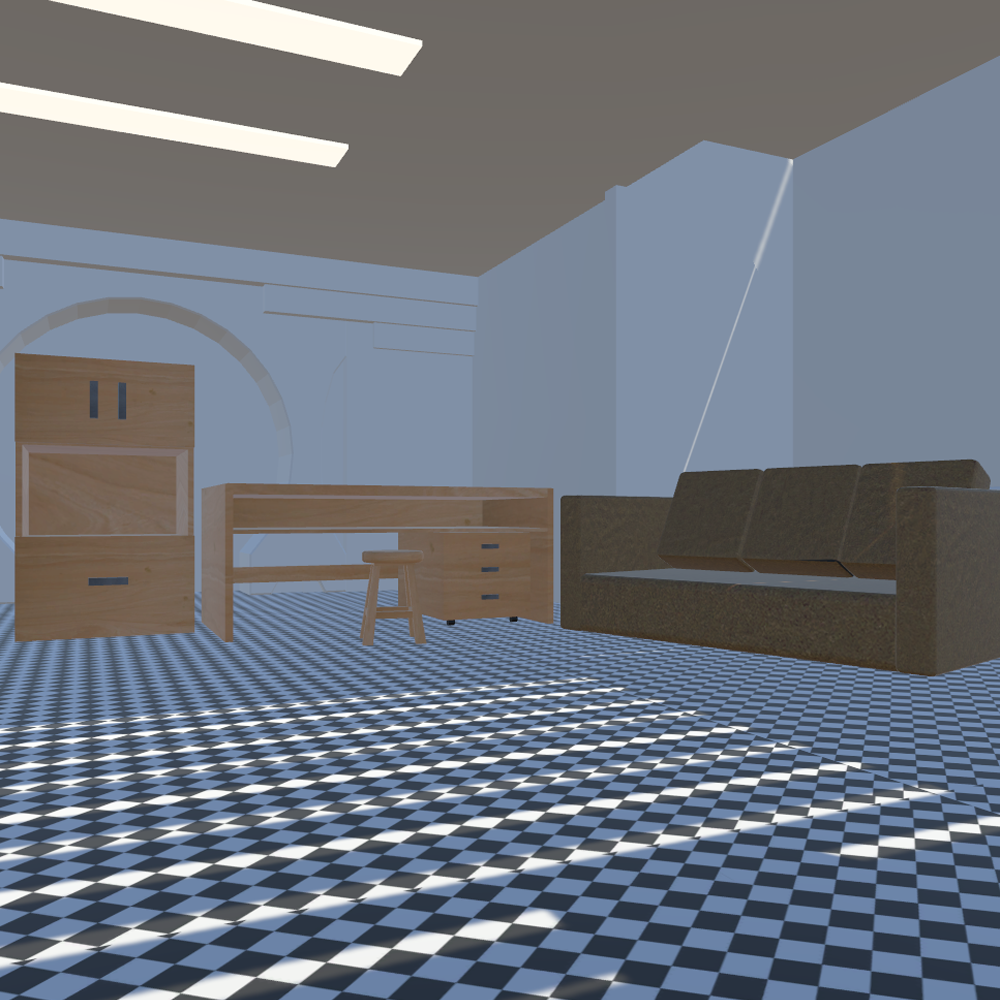 椅子、机、棚、ソファ 木製家具4点セット - tomomo - BOOTH