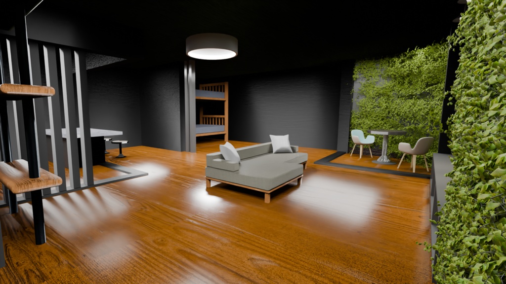 Simple Modern Room - あまねの3Dアトリエ - BOOTH