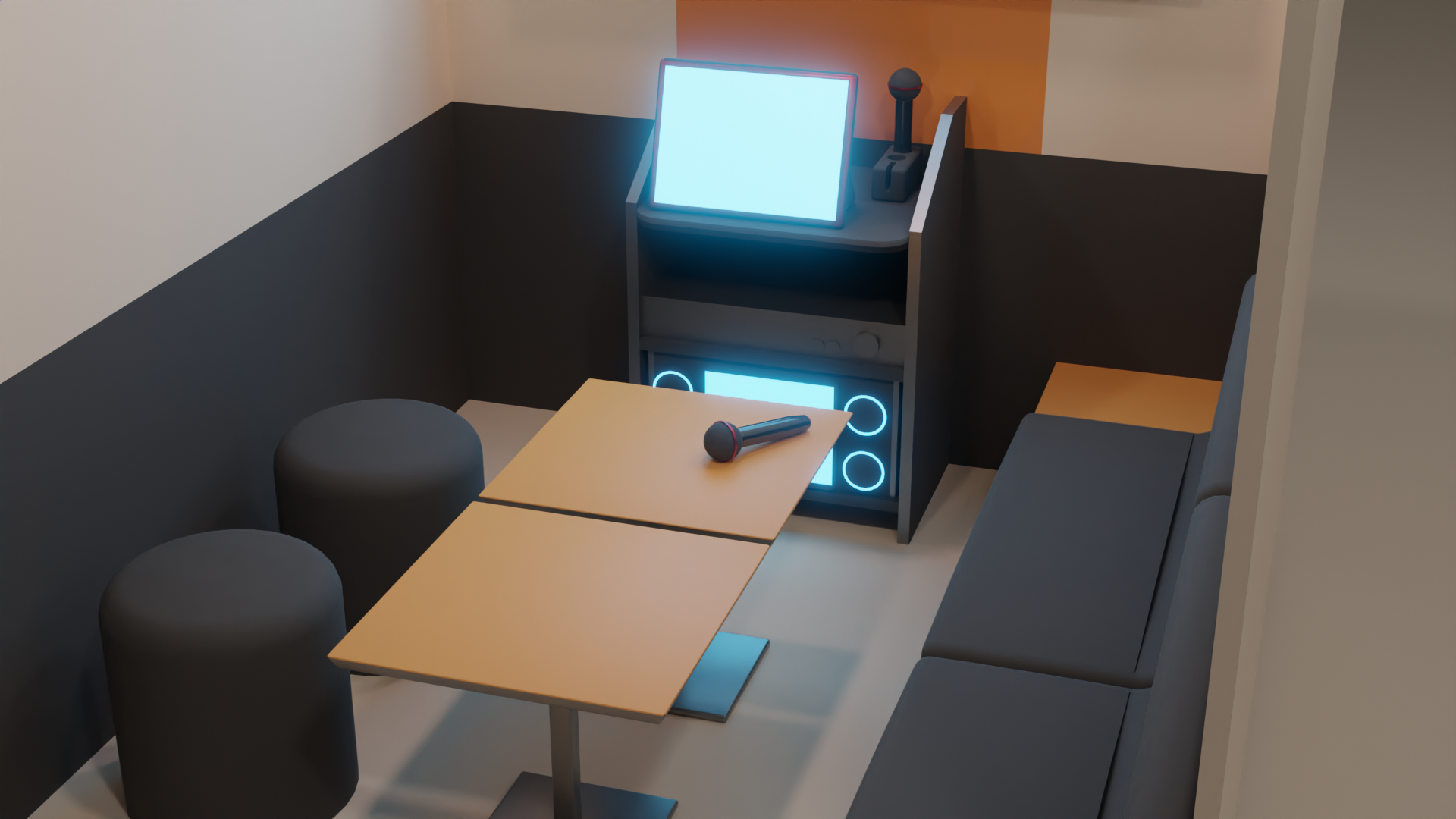 【3Dモデル】カラオケBOX - Hafuri_3Dmodel - BOOTH