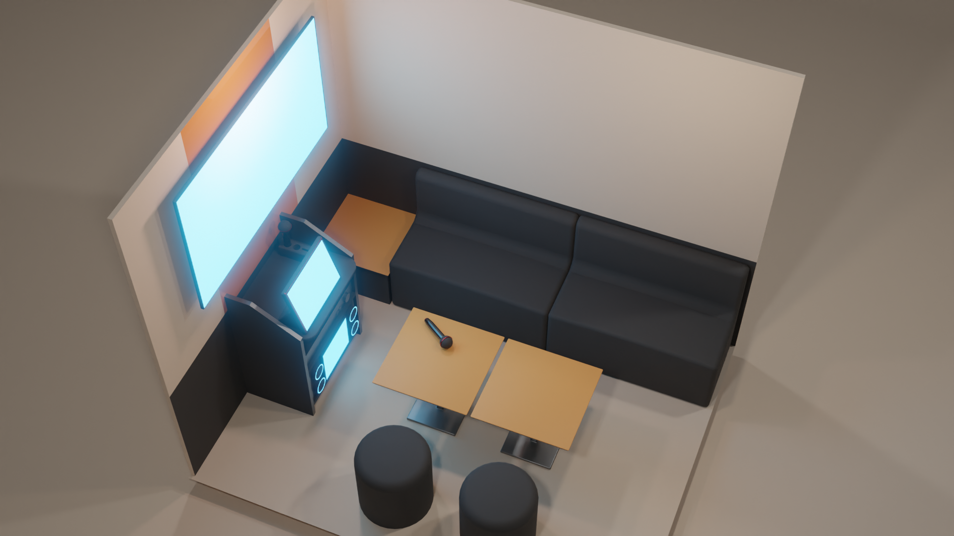 【3Dモデル】カラオケBOX - Hafuri_3Dmodel - BOOTH