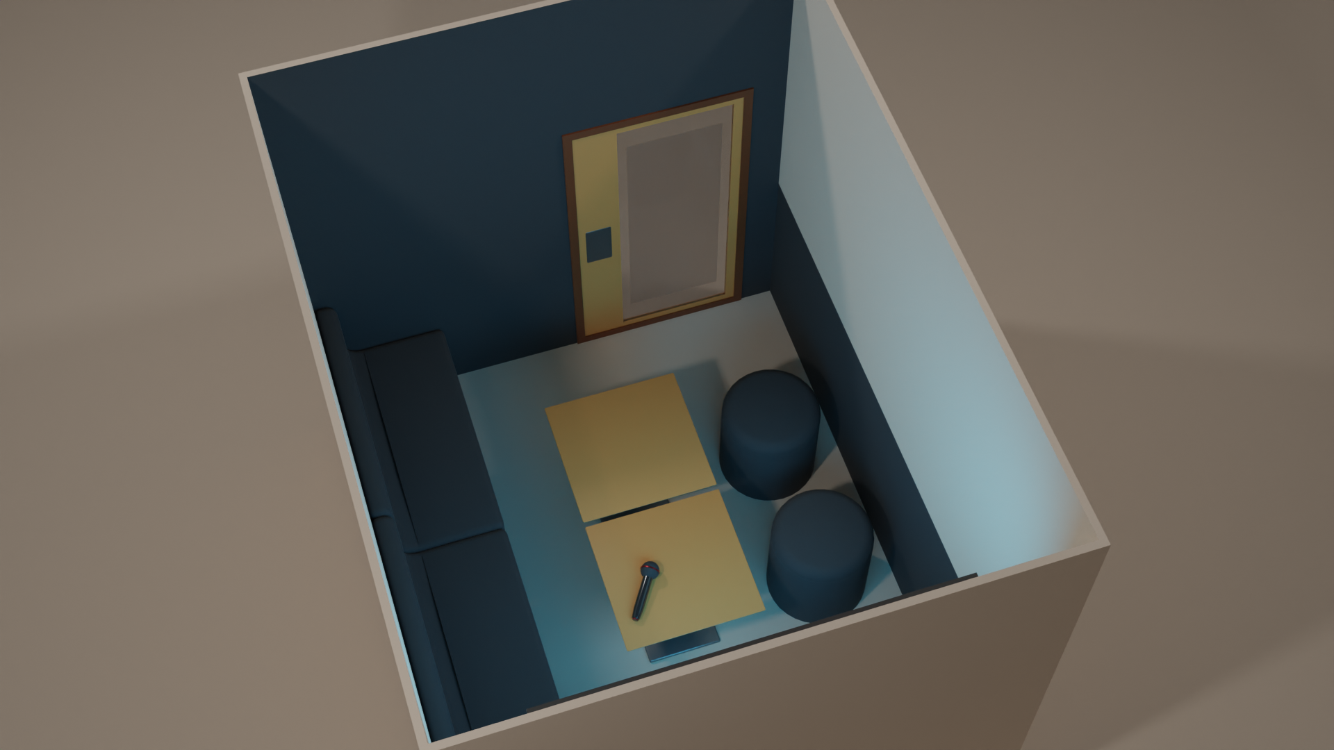 【3Dモデル】カラオケBOX - Hafuri_3Dmodel - BOOTH
