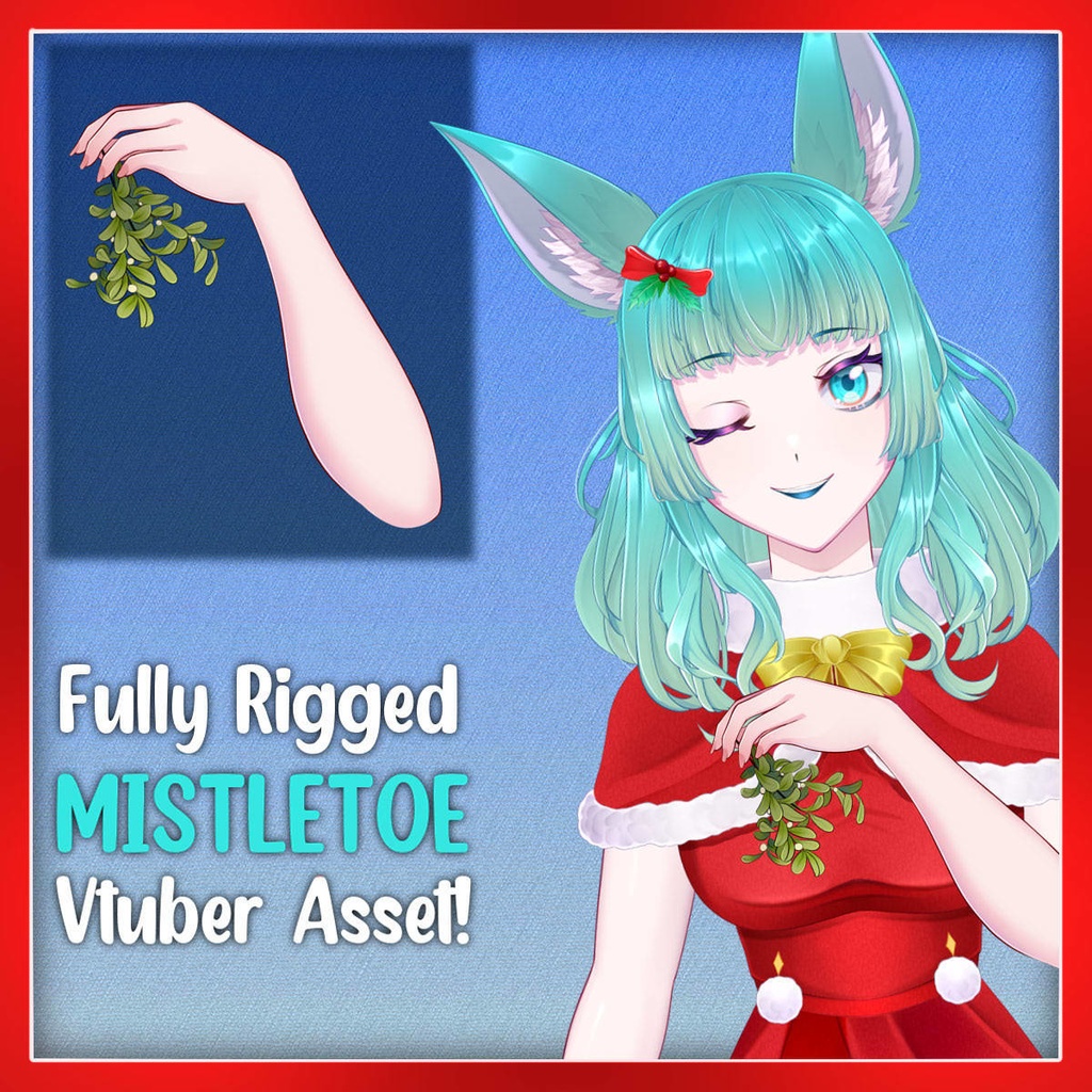 Fully Rigged-Christmas Vtuber Assets! - striepan - BOOTH
