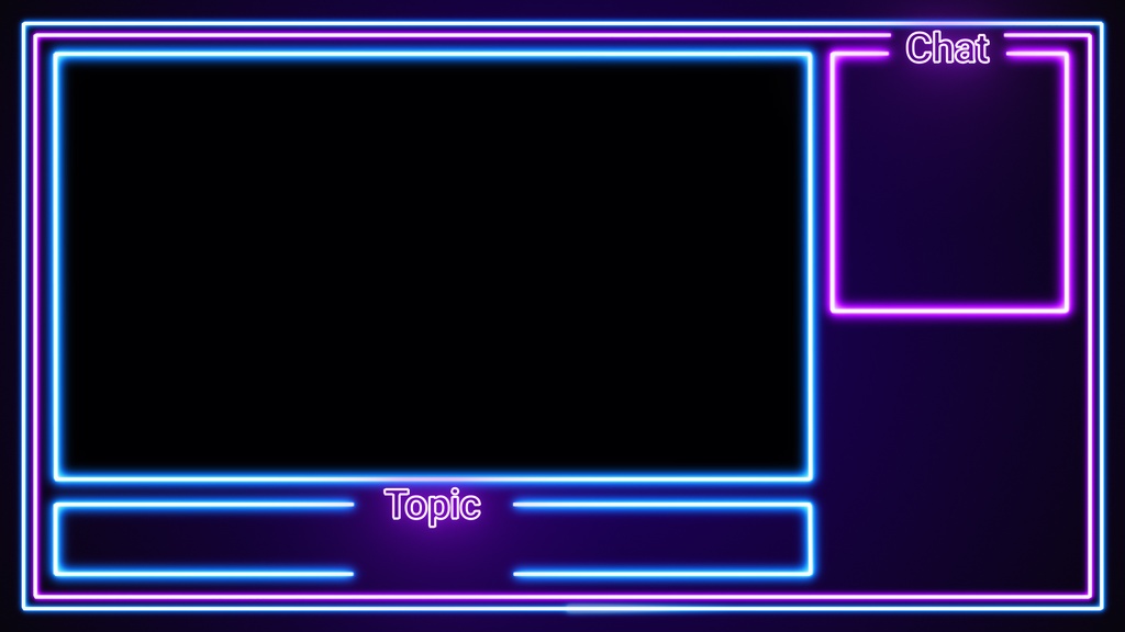 配布中【配信素材】《Title:Neon01_4点セット》 - マ王の研究所【OP / ED / Transition ...etc】 - BOOTH