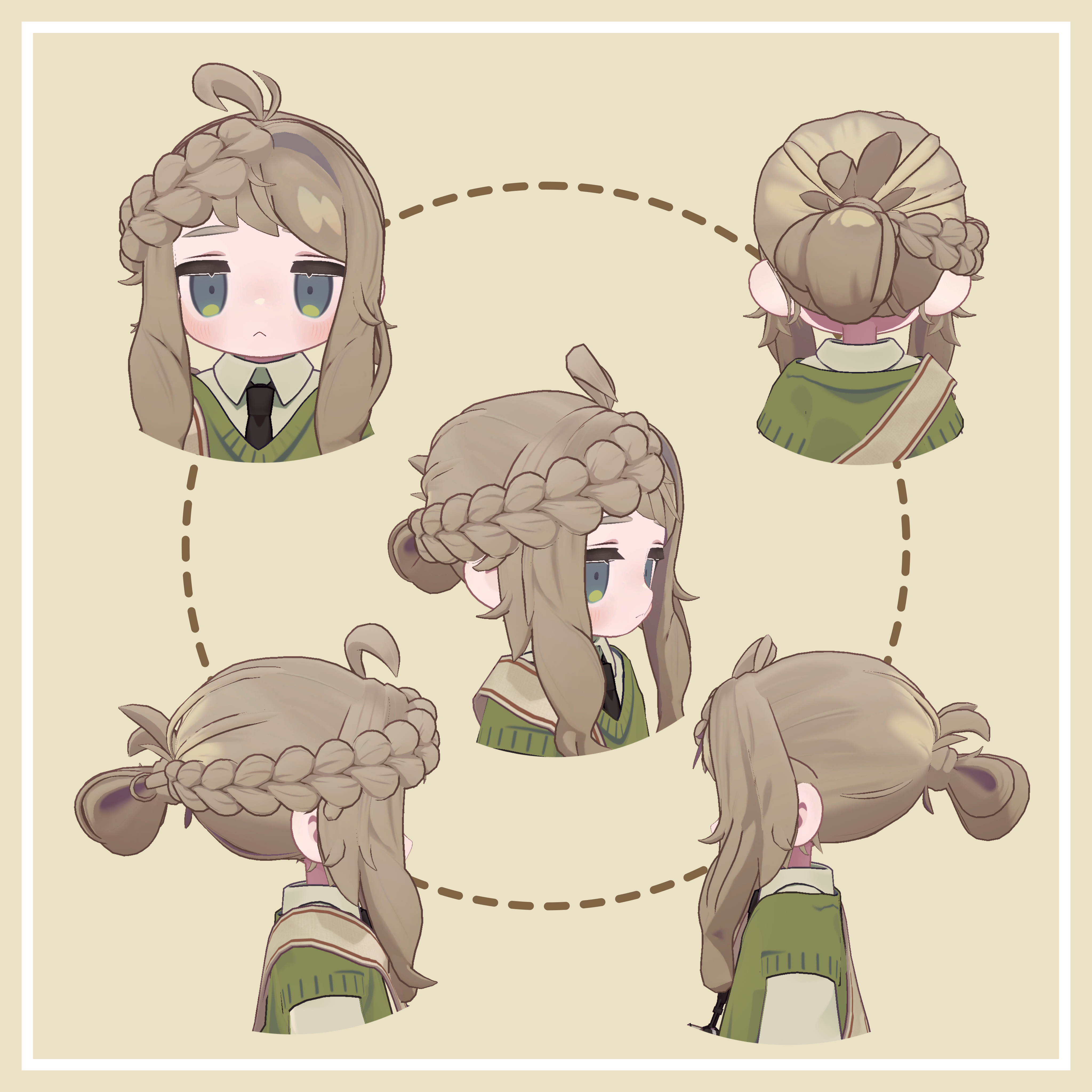 【Kipfel専用】みつあみだんご - ONEST - BOOTH