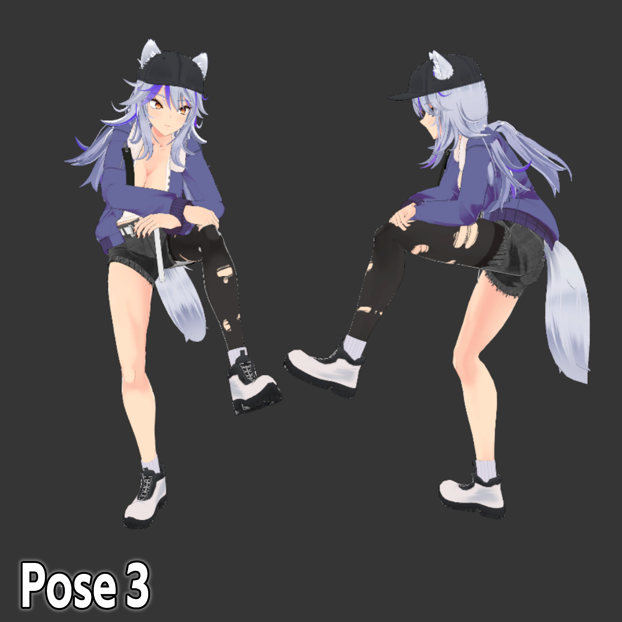 [VRChat] Animation poses - ThatFatKidsMom - BOOTH