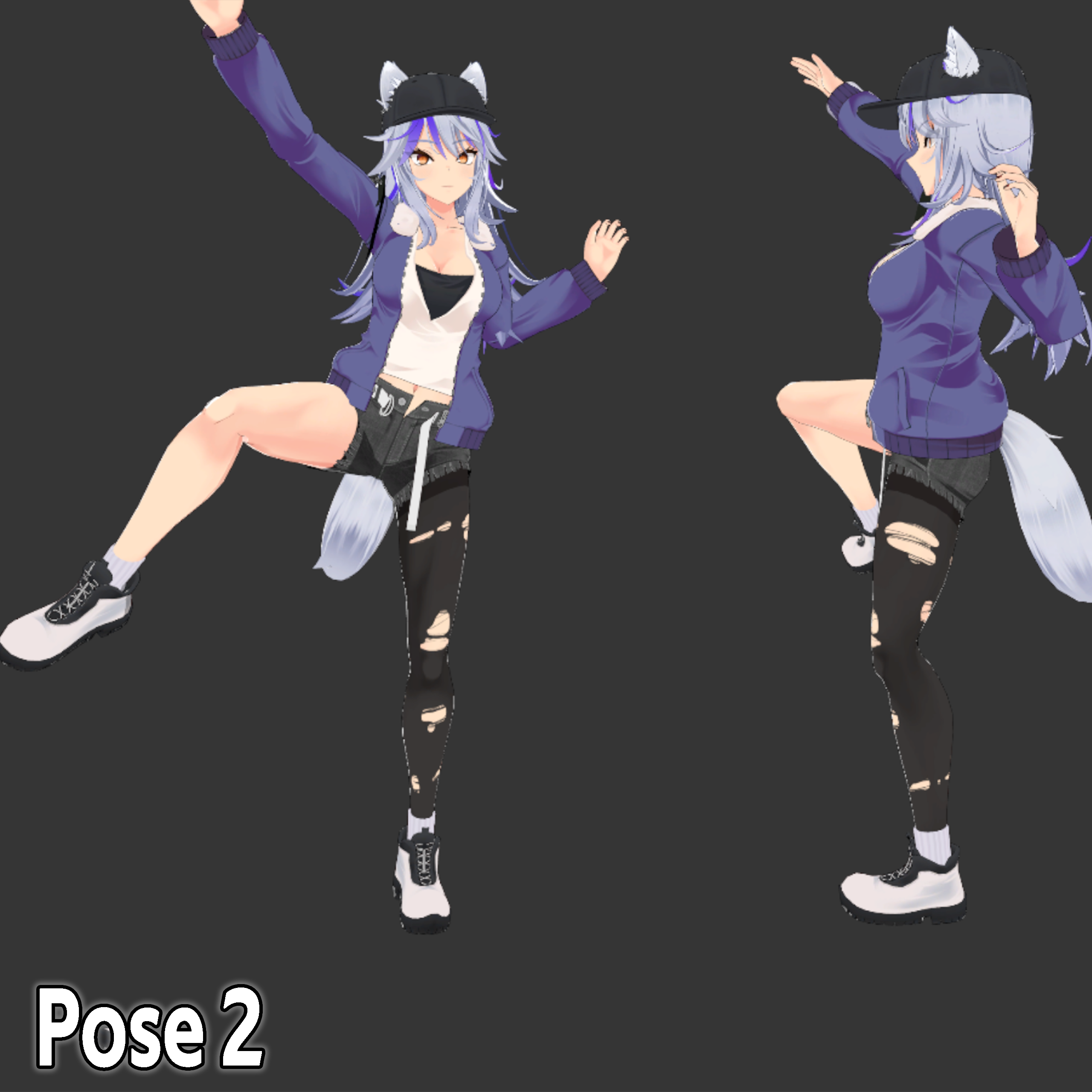 [VRChat] Animation poses - ThatFatKidsMom - BOOTH
